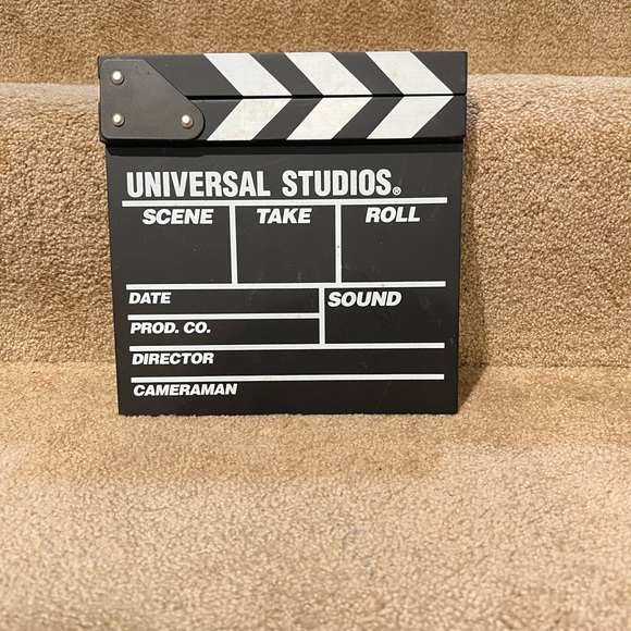 Accents | Universal Studios Clapper Board Directors Board Scene Take ...